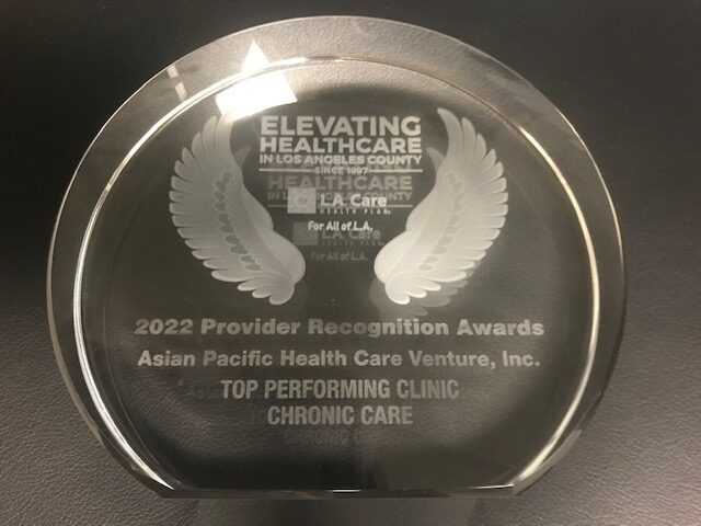 L.A Care Health Plan Awards APHCV with 2022 Provider Recognition Awards ...